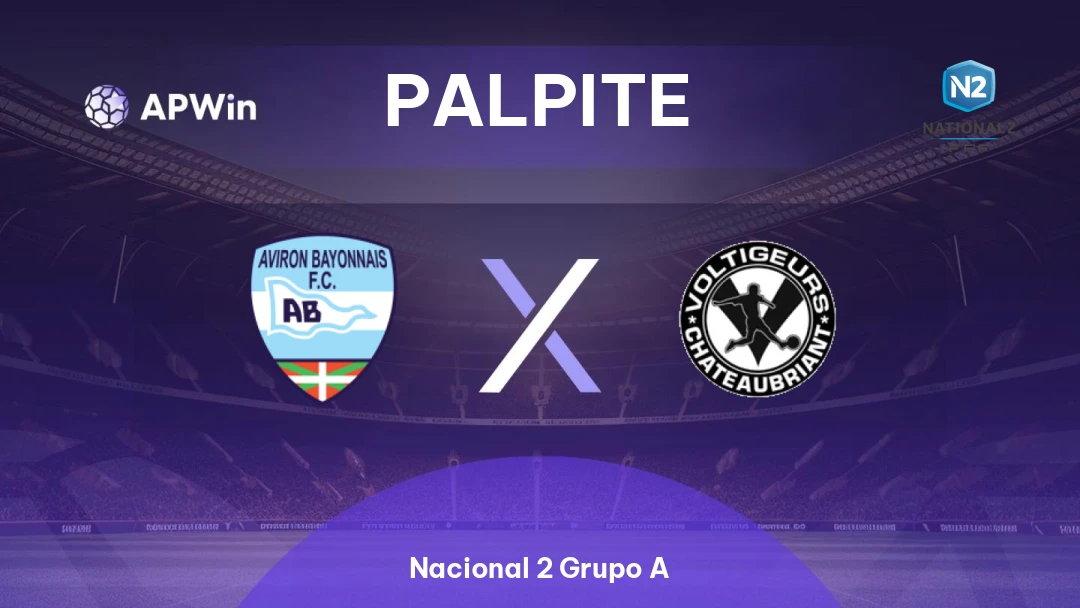 Palpite Aviron Bayonnais x Chateaubriant Voltigeurs | Nacional 2 Grupo ...