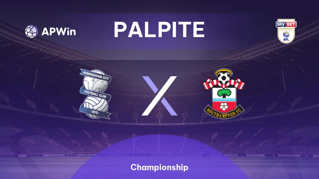 Palpite: Birmingham x Southampton | Championship | 29/12