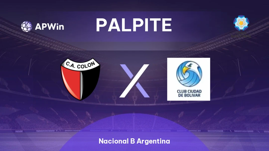 Palpite: Colón x Ciudad de Bolívar | Nacional B Argentina (07/06)