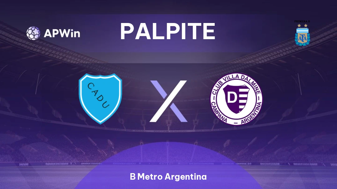 Palpite: Defensores Unidos x Villa Dálmine | B Metro Argentina - 27/05