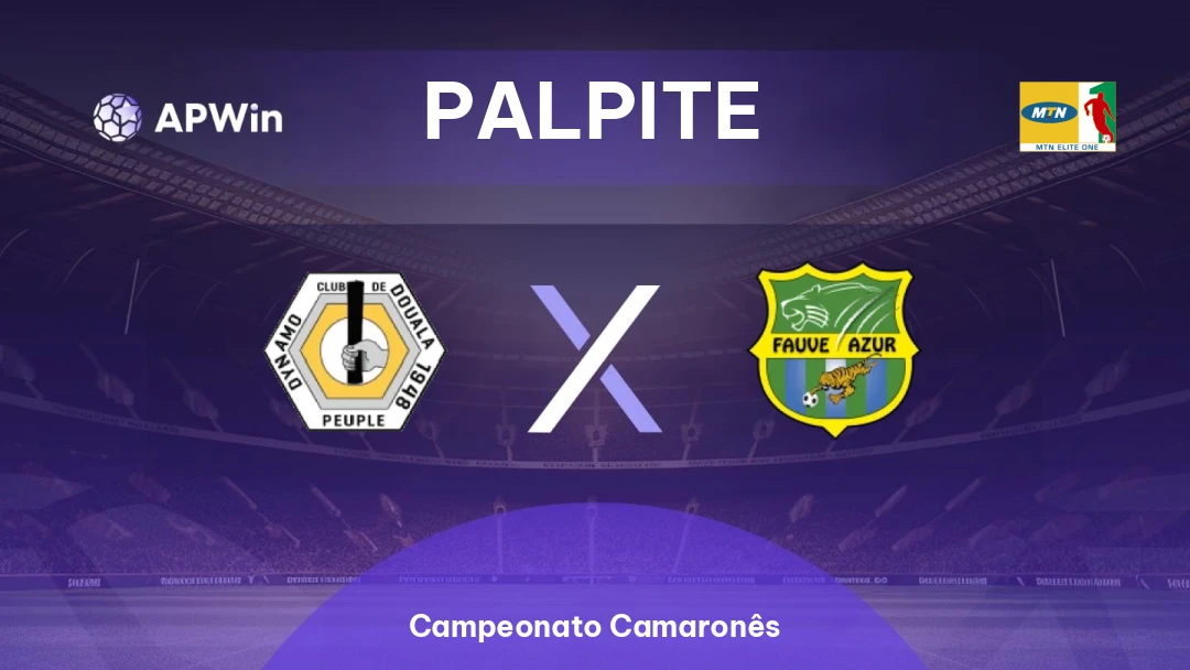 Palpite: Dynamo de Douala x Fauve Azur Elite | Campeonato Camaronês (31/05)