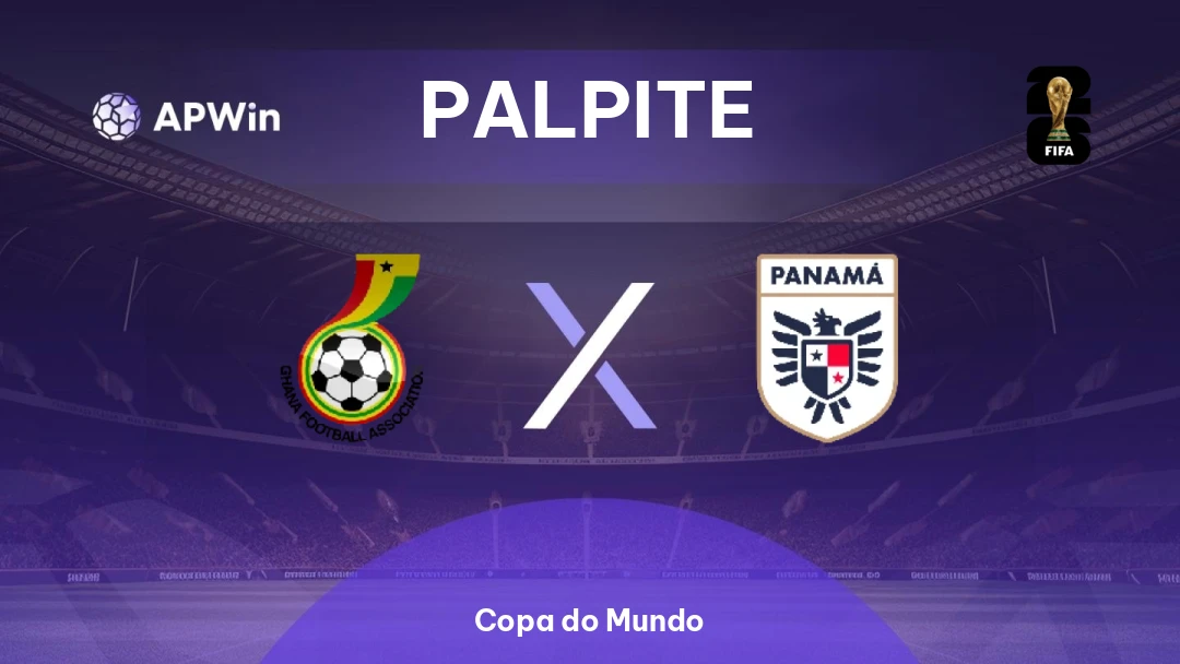 Palpite Gana x Panamá | Copa do Mundo 2026