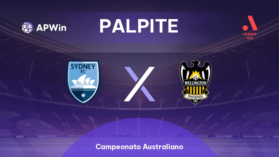 Palpite Sydney x Wellington Phoenix | Campeonato Australiano | 18/01