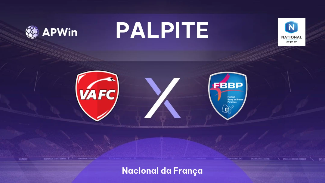 Palpite Valenciennes x Bourg-en-Bresse | Nacional da França | 16/01
