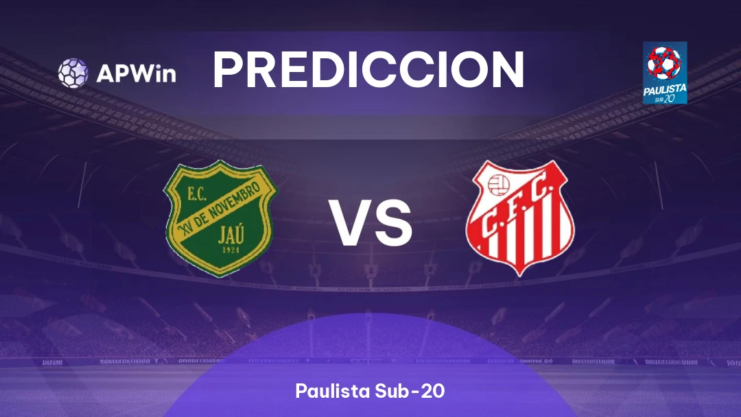 Pronósticos XV de Jaú Sub-20 vs Capivariano Sub-20: cuotas y datos para ...