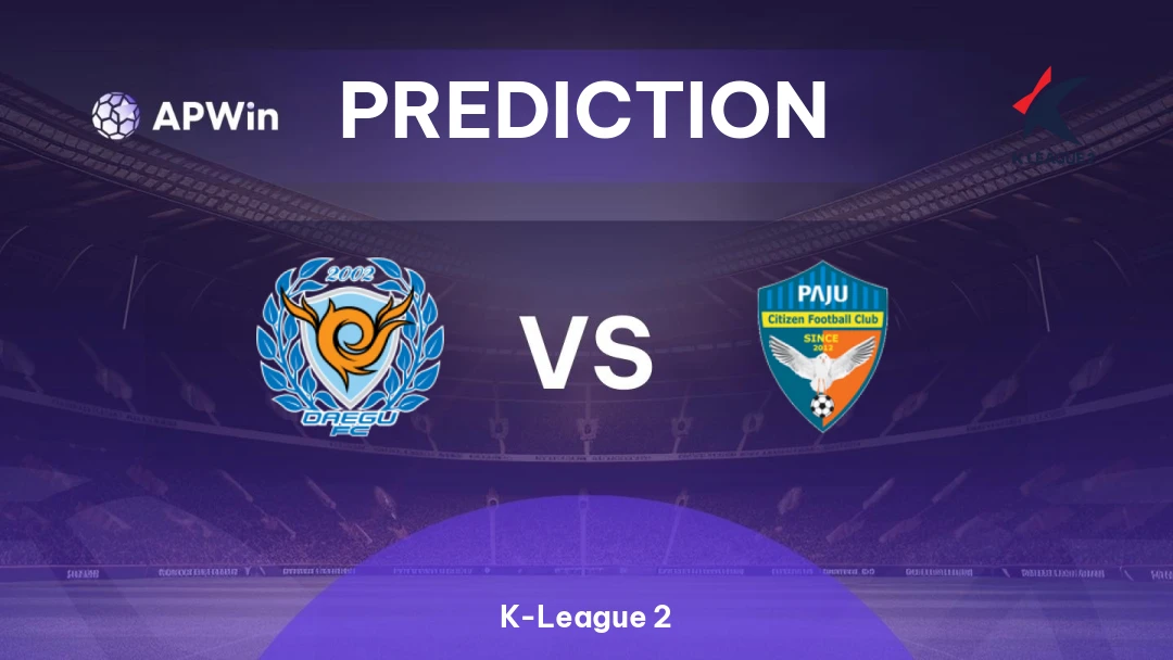 Daegu vs Paju Citizen: predictions, odds, head to head, where to watch ...