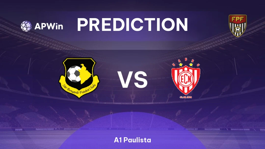 São Bernardo vs Noroeste-SP: predictions, odds, head to head, where to ...